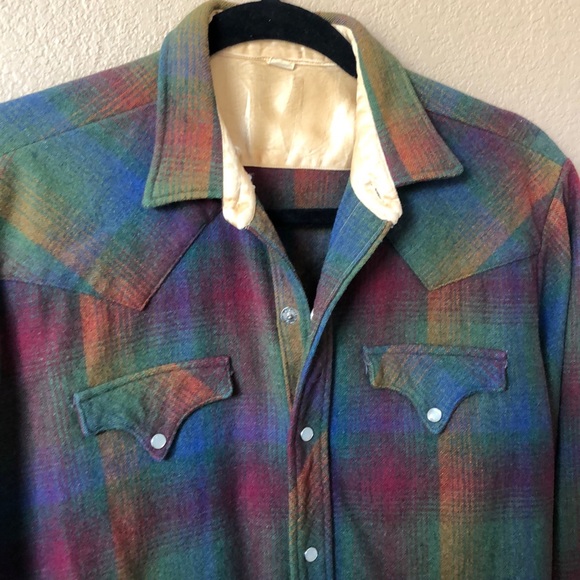 Tops | Vintage Snap Front Western Shirt | Poshmark